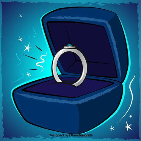 Engagement Ring Vector Free Download