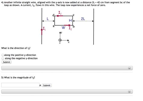 Solved A Rectangular Loop Of Wire With Sides H 35 Cm And W