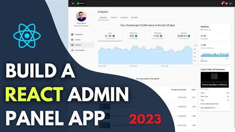 Build A React Admin Dashboard App Using Material Ui Chartjs And