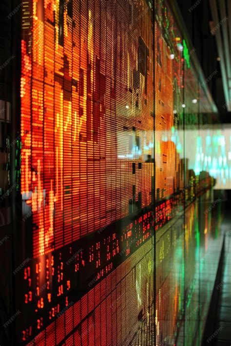 Abstract Technology Financial Graph Data Visualization Analysis