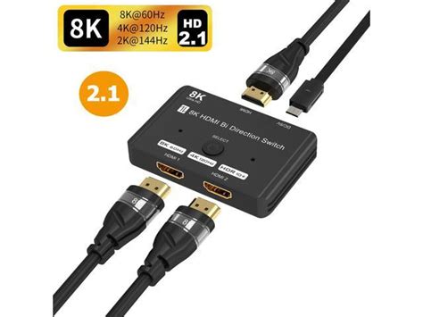 HDMI Switch K Bi Directional HDMI Switcher In Out HDMI Splitter In Out Supports K