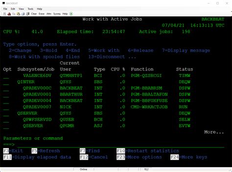 Wrkactjob Working With Active Jobs On Ibm I As400 And Series