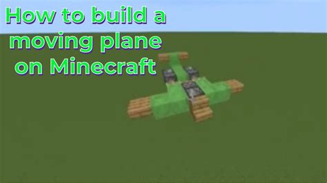 How To Build A Small Plane In Minecraft At Samantha Hanlon Blog