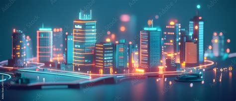 Ilustración De Stock Smart City Control Hub In 2025 Featuring Ai Driven Strategy Interfaces Data