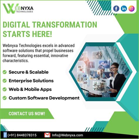 Webnyxa Technologies Pvt Ltd On Linkedin Digitaltransformation Softwaresolutions
