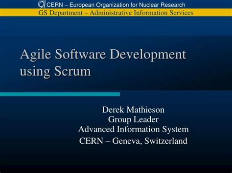 Ppt Agile Software Development Using Scrum Powerpoint Presentation Free Download Id 1659279