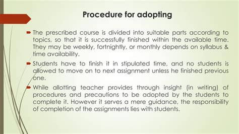 Assignment Method Pdf Homework And Study Education