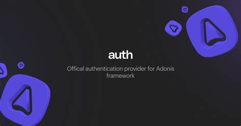 auth adonisjs packages