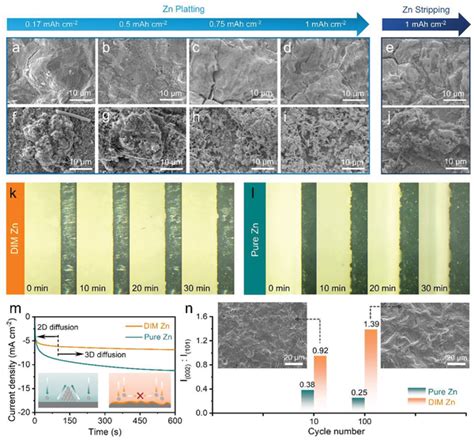Electrochemical Zn Platingstripping Behavior Morphology Evolution Of Download Scientific