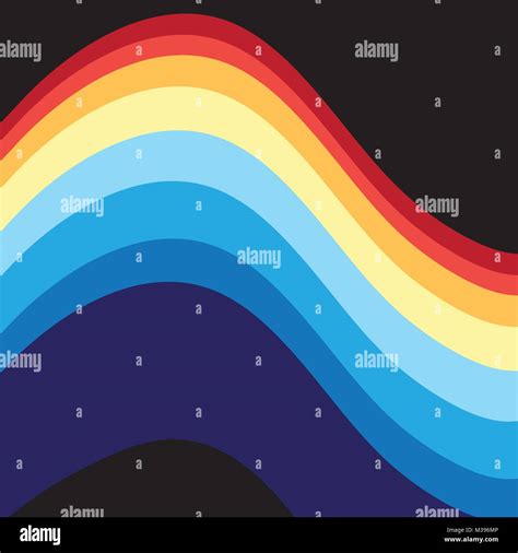 Abstract Colored Background With Wavy Elements Stock Vector Image Art Alamy