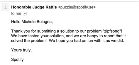 Spotify Puzzles Round Two Michele Bologna