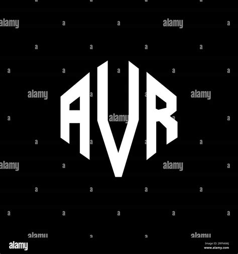 Avr Letter Logo Design With Polygon Shape Avr Polygon And Cube Shape Logo Design Avr Hexagon