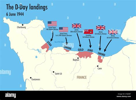 English Map Of Europe Normandy