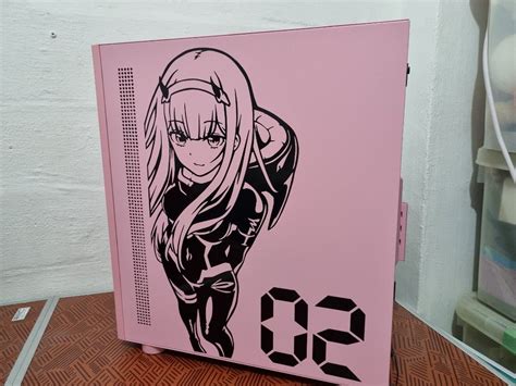 Zero Two Decal Pc Casing Computers Tech Parts Accessories Computer Parts On Carousell