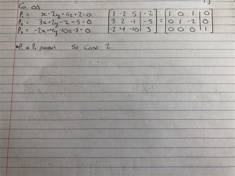 [12u vectors] classify the type of system given by the plane if there