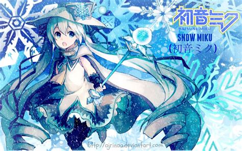 Snow Hatsune Miku By Ajrinaa On Deviantart