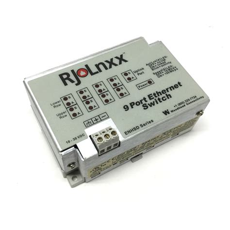 Woodhead Enhsdurr9 Rj Lnxx Industrial Ethernet Switch 9 Port Rj45 10 Next Day Automation
