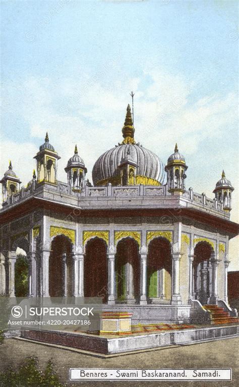 Varanasi India Swami Bhaskaranandas Samadhi Mandir Swami