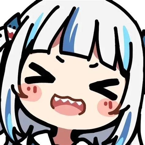 Gawr Gura Telegram Stickers Cute Anime Chibi Anime Chibi Telegram