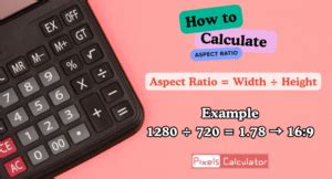 Aspect Ratio Calculator Calculate 40 Ratios Like 16 9 4 3