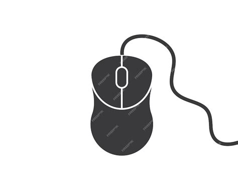 Premium Vector Computer Mouse Icon Vector Illustration Design