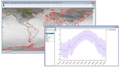 Shapefile Based Rois For Netcdf Data In Origin Youtube