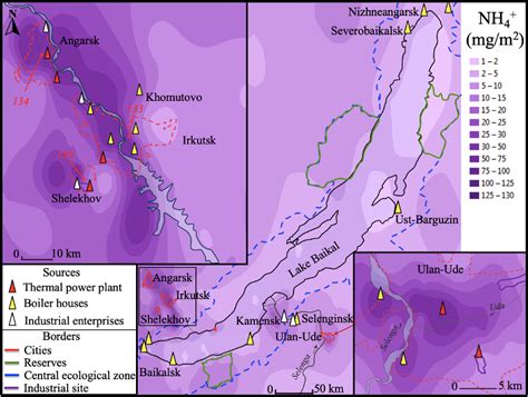 Schematic Map Of The Spatial Accumulation Of Ammonium Ions In The Snow Download Scientific
