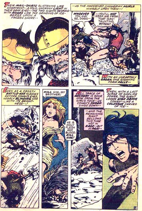Conan The Barbarian 16 Barry Windsor Smith Cover And Reprint Pencil Ink