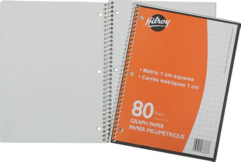 Hilroy 1 Subject Metric Graph Notebook Acco Canada