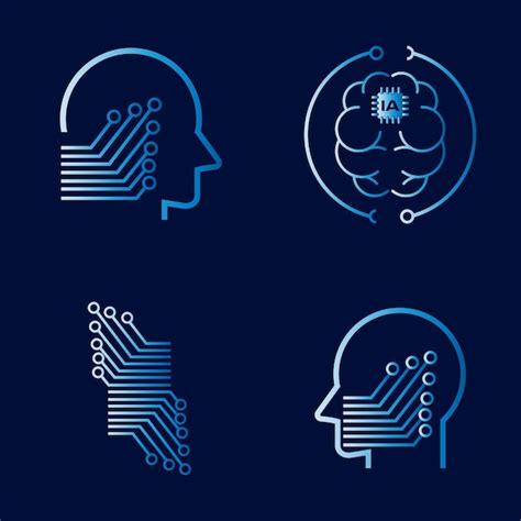 Premium Vector Artificial Intelligent Icons Set Vector Ui Elements Ai Symbols