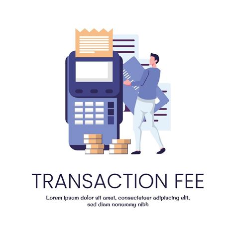 Transaction Fee Flat Style Illustration Design 46323497 Vector Art At Vecteezy