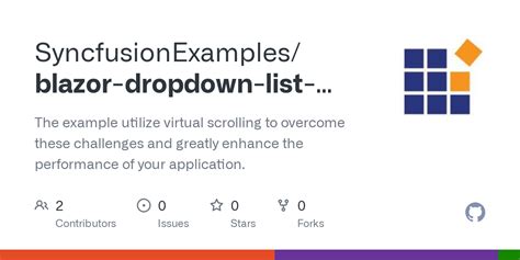 Github Syncfusionexamplesblazor Dropdown List Virtualization The