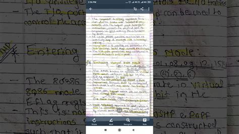 Structure Of V86 Task Entering Virtual 8086 Mode Leaving V86 Mode Youtube