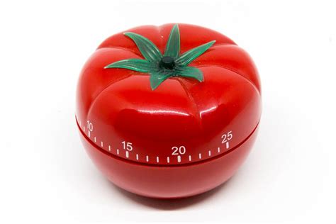 Egg Timer In Tomato Shape For Pomodoro Technique
