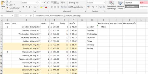 Excel Vlookup Where Lookup Value Is A Day Stack Overflow