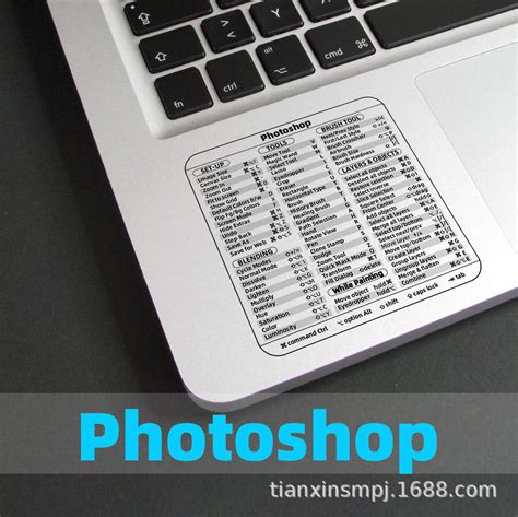 Shortcut Key Sticker Adhesive Sticker Accessories Laptop Software Shortcuts Stickers
