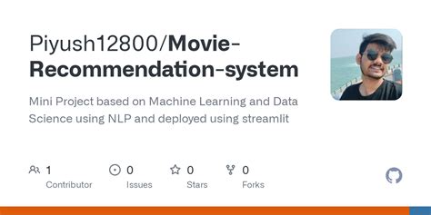 GitHub Piyush Movie Recommendation System Mini Project Based On Machine Learning And
