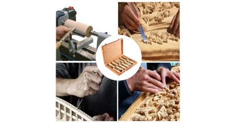 Fa véső faragó szett 12 db os Pepita hu