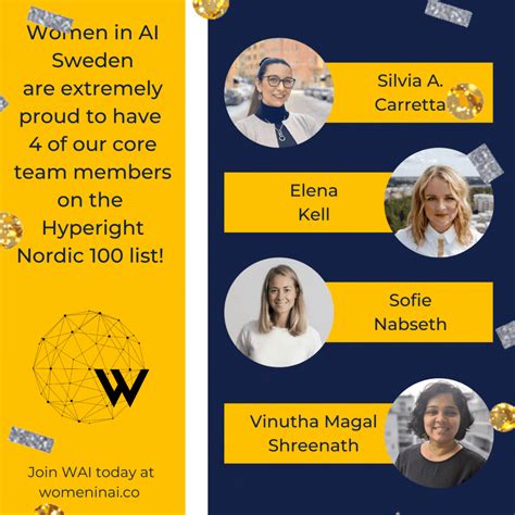 Women In Ai Sweden On Linkedin Data Analytics Ai Expert Network