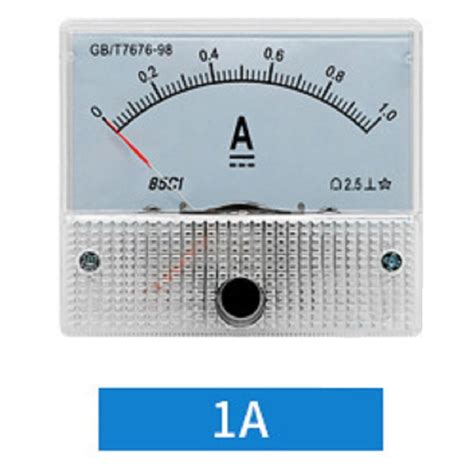 Yaaqii 85c1 A Pointer Type Dc Ammeter Analog Ammeter Pointer Panel Meter Current Meter