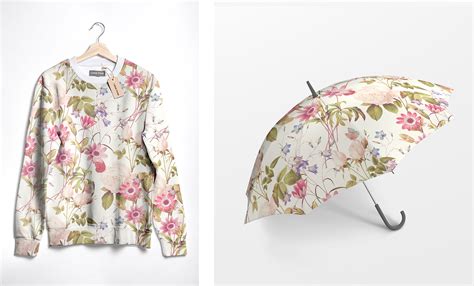 Subtle Floral Seamless Pattern Behance