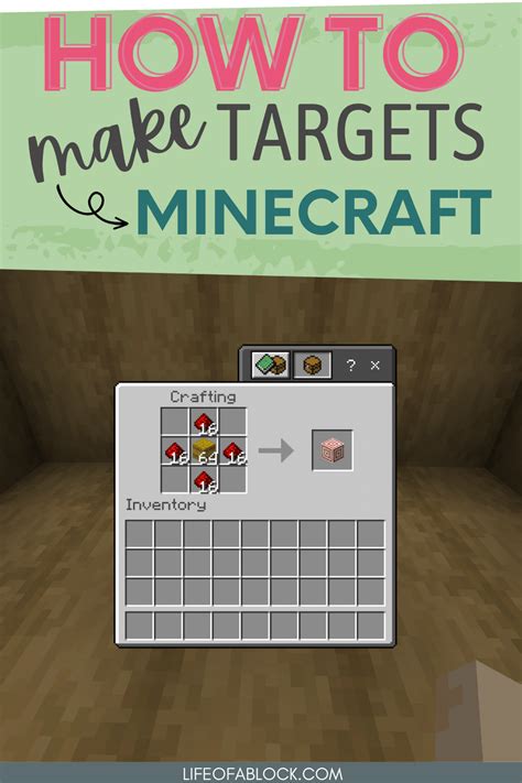 How To Make Targets In Minecraft Life Of A Block