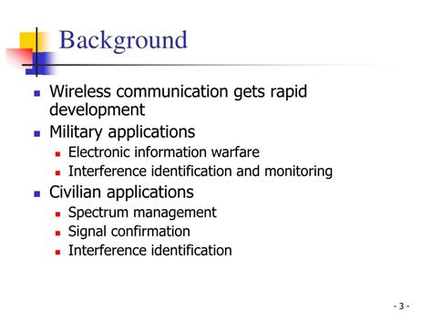 Ppt A Modulation Recognition Method Based On Carrier Frequency Estimation And Decision Theory
