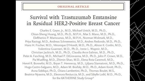 Final Trastuzumab In Her 2 Positive Breast Cancer Pptx