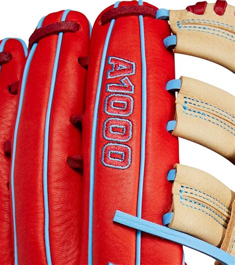 Wilson 2024 A1000 Outfield Baseball Gloves 12 25″ And 12 5″ Red
