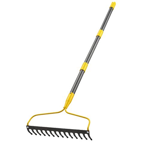 Garden Rake14 Tines Heavy Duty Bow Rake For Lawns73