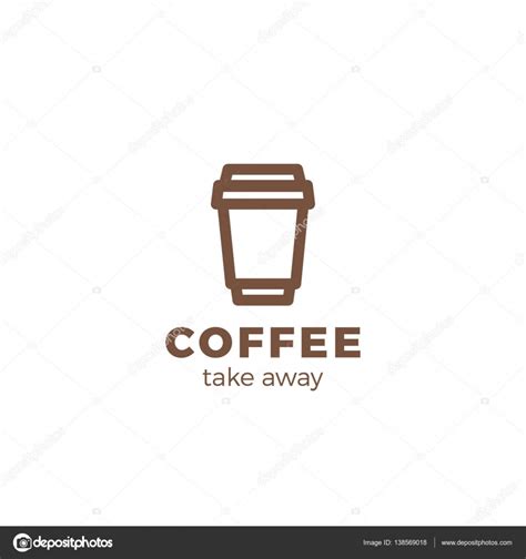 커피 컵 로고 디자인 Stock Vector By ©sentavio 138569018