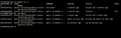 How To Monitor Containers With The Podman Ps Command GeeksforGeeks