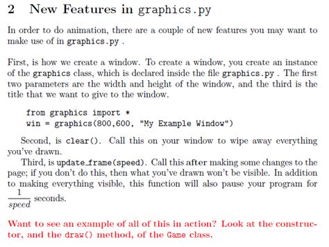 New Features In Graphics Py In Order To Do Chegg