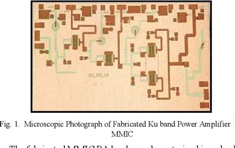Figure 1 From Design And Development Of A Ku Band Mmic Transmit Receive Front End Chip